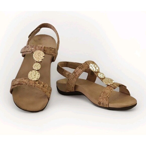 Vionic | Shoes | Vionic Rest Farra Cork Sandals Womens Size 8m Orthotic ...